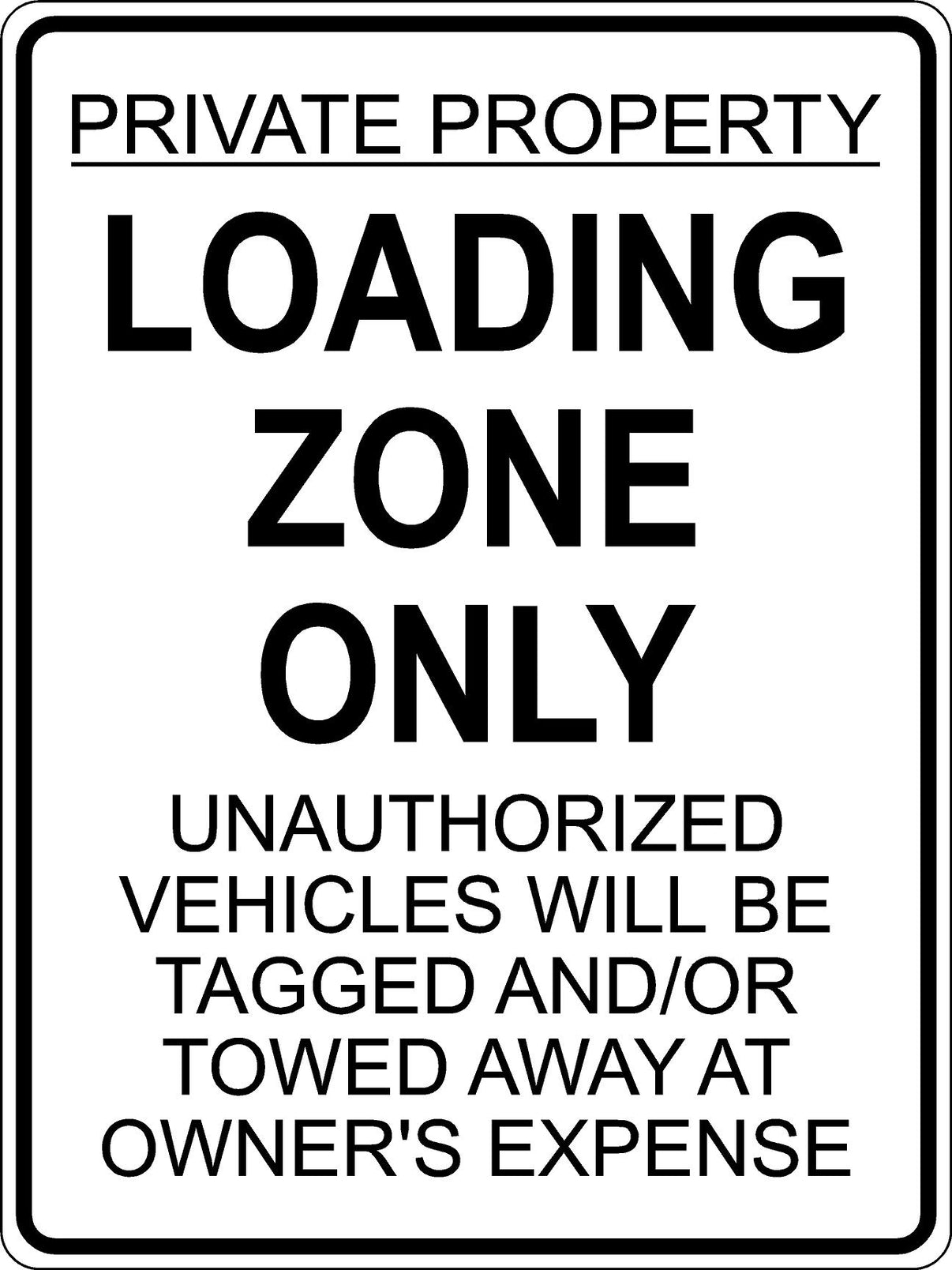 Loading Zone Signs for Traffic Control | Onsite Signs